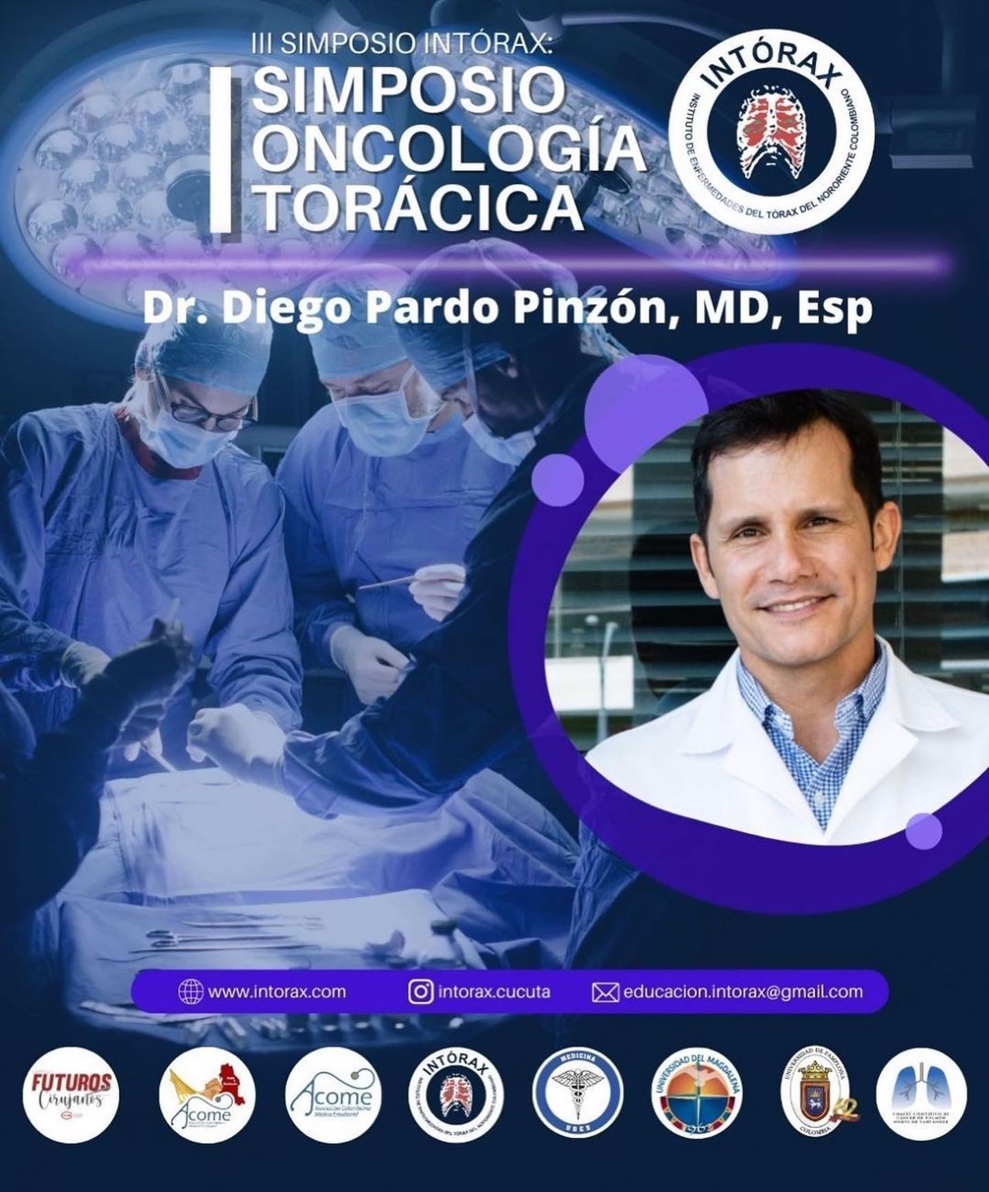 El Dr. Diego Pardo Pinzón @cirujanosdetorax es médico especialista en ...